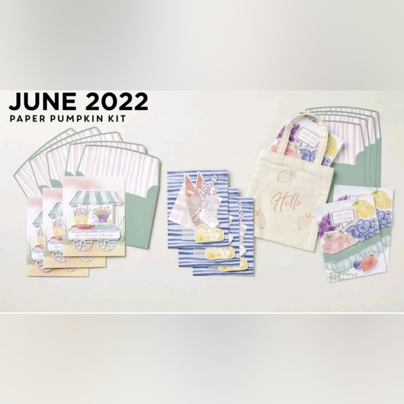 Stampin' Up! | Office | Stampin Up Paper Pumpkin Kit June 222 | Poshmark